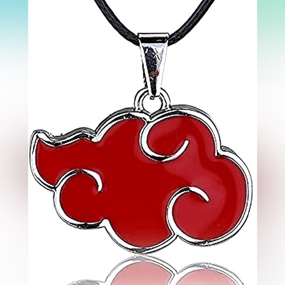 Jewelry | Naruto Akatsuki Red Cloud Anime Necklace Nwot Japanese Anime ...